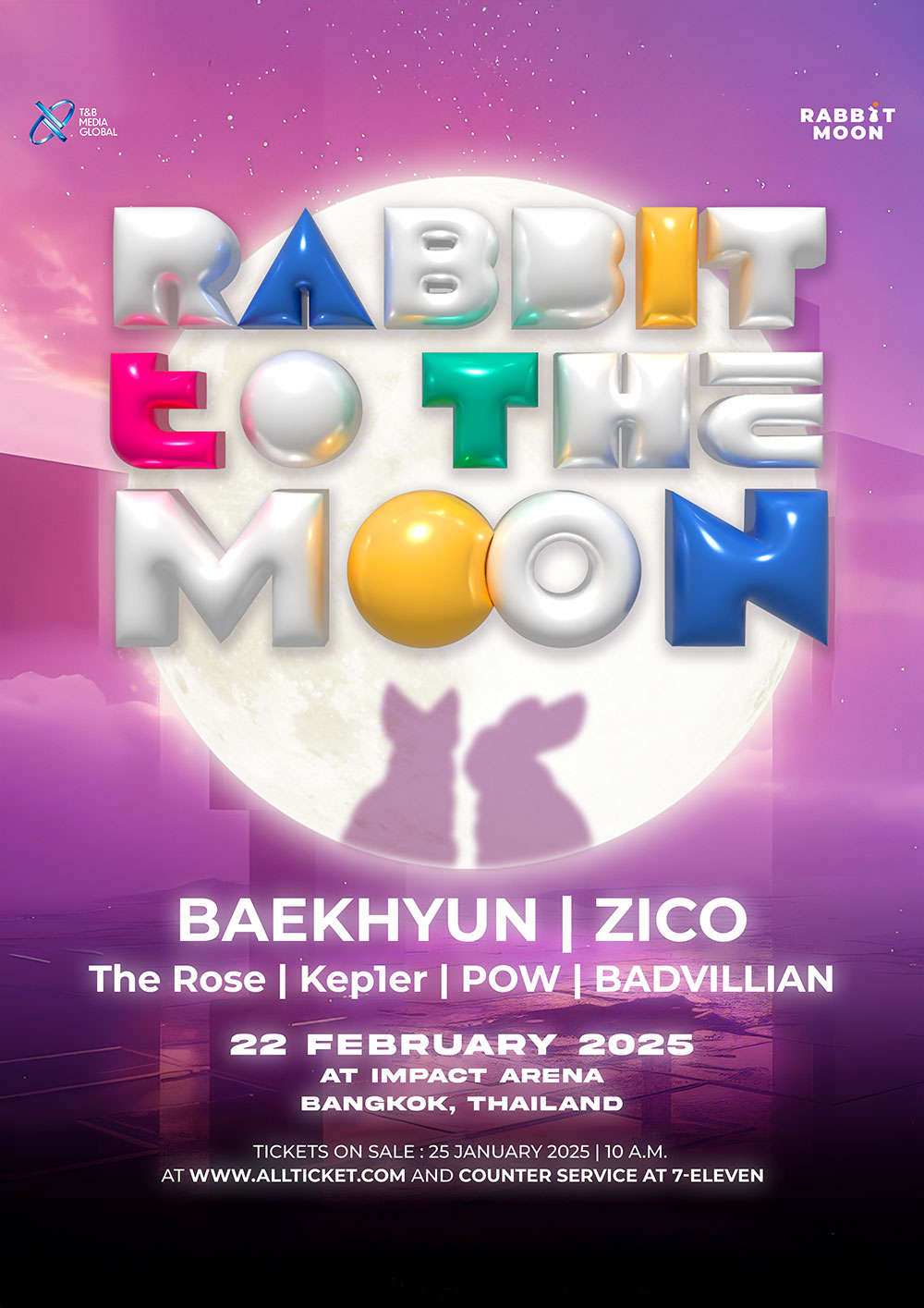 RABBIT TO THE MOON 2025-Concert - IMPACT Arena, Exhibition and ...